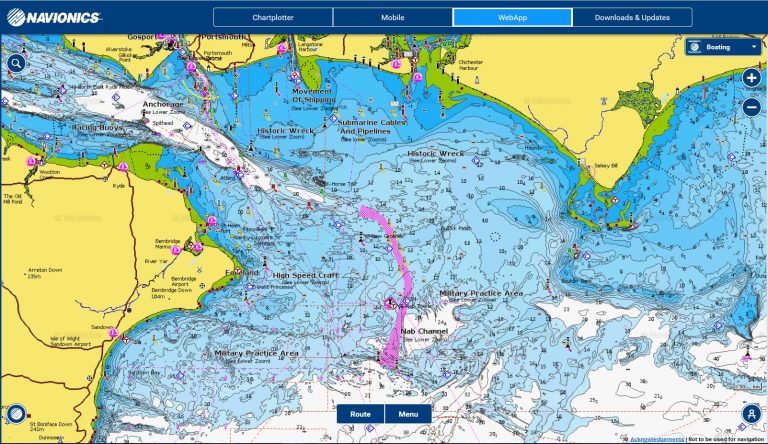 Eastern Solent Charts - Boat Angling